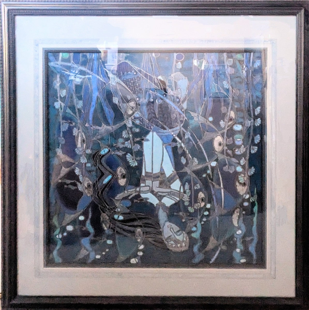 Blue Woman and Fish by Lan Cui – Havenlight