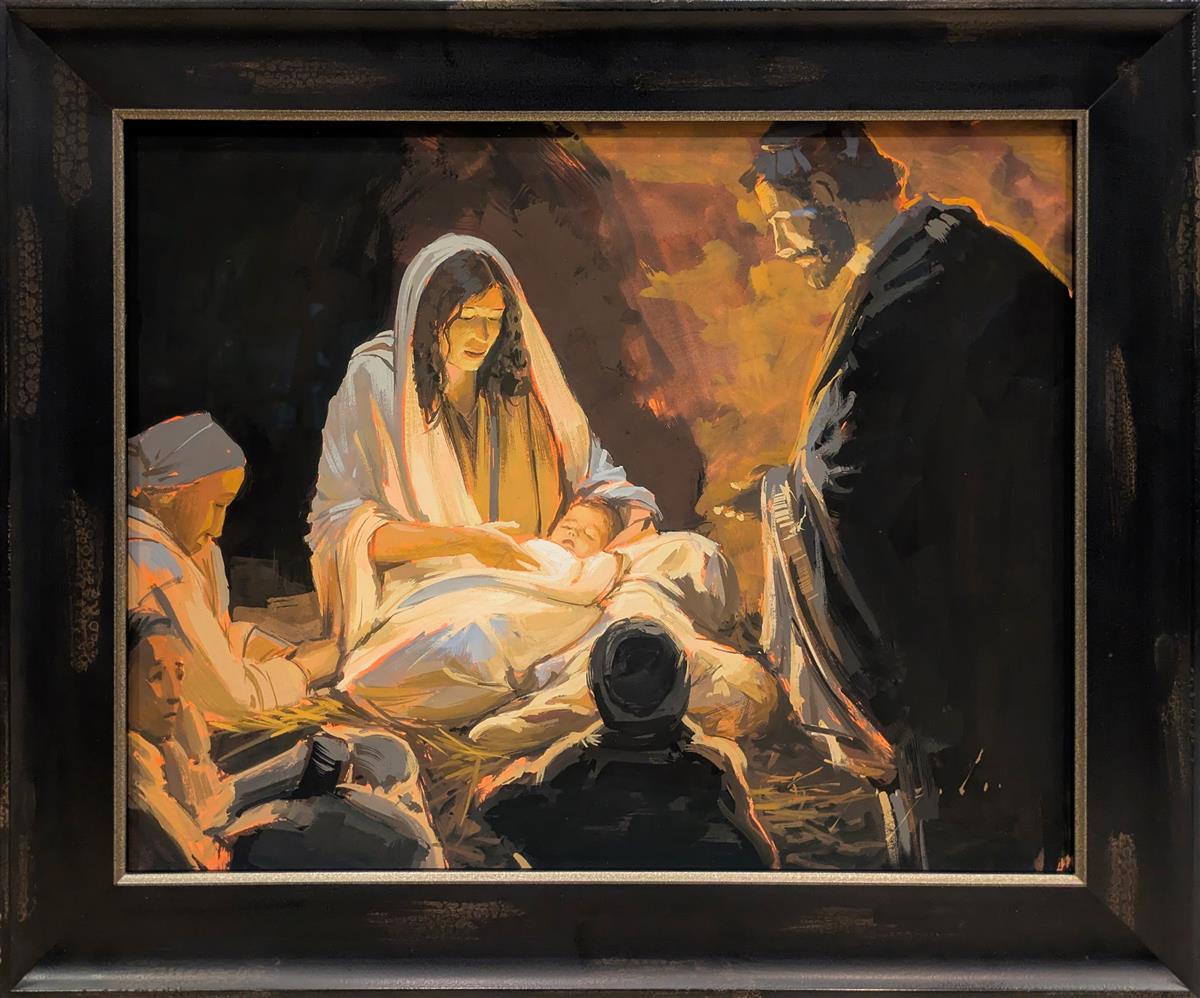 The Creche by Brandon Gonzales The Creche original artwork by Brandon ...