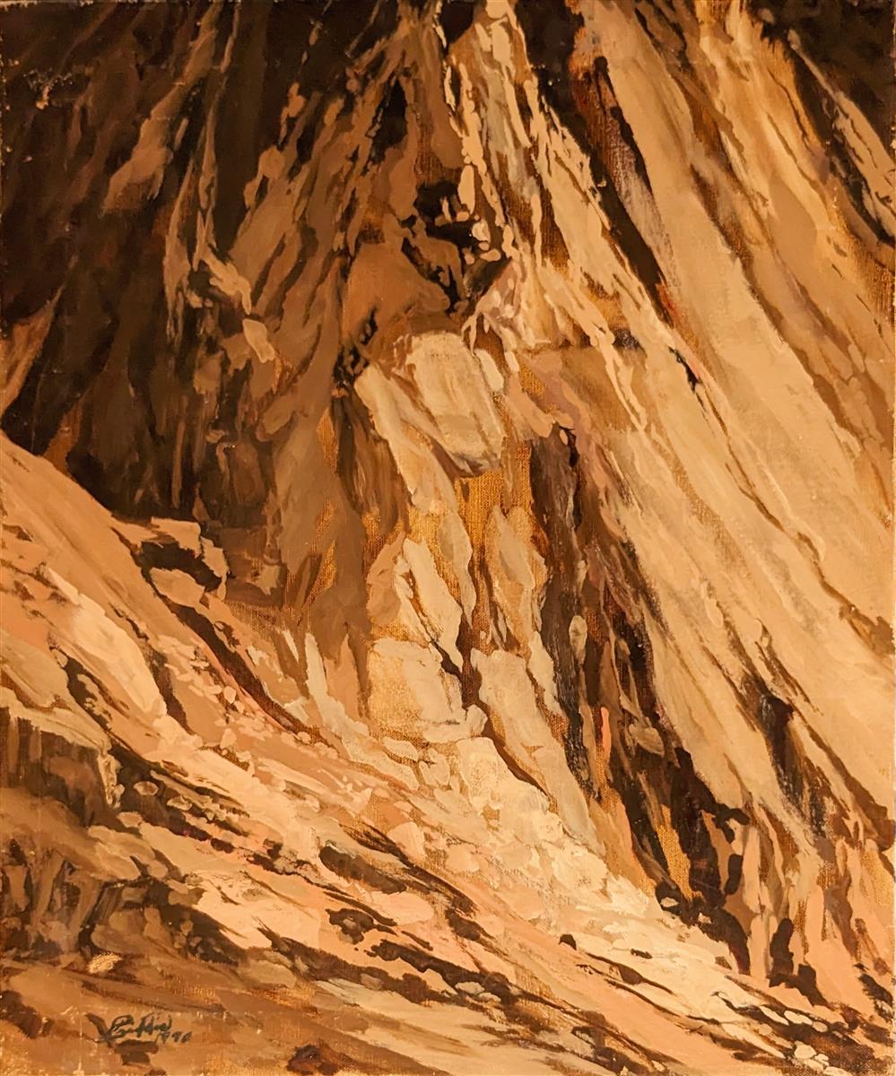 Brown Rocks by Curt Prittis Brown Rocks original artwork by Curt ...