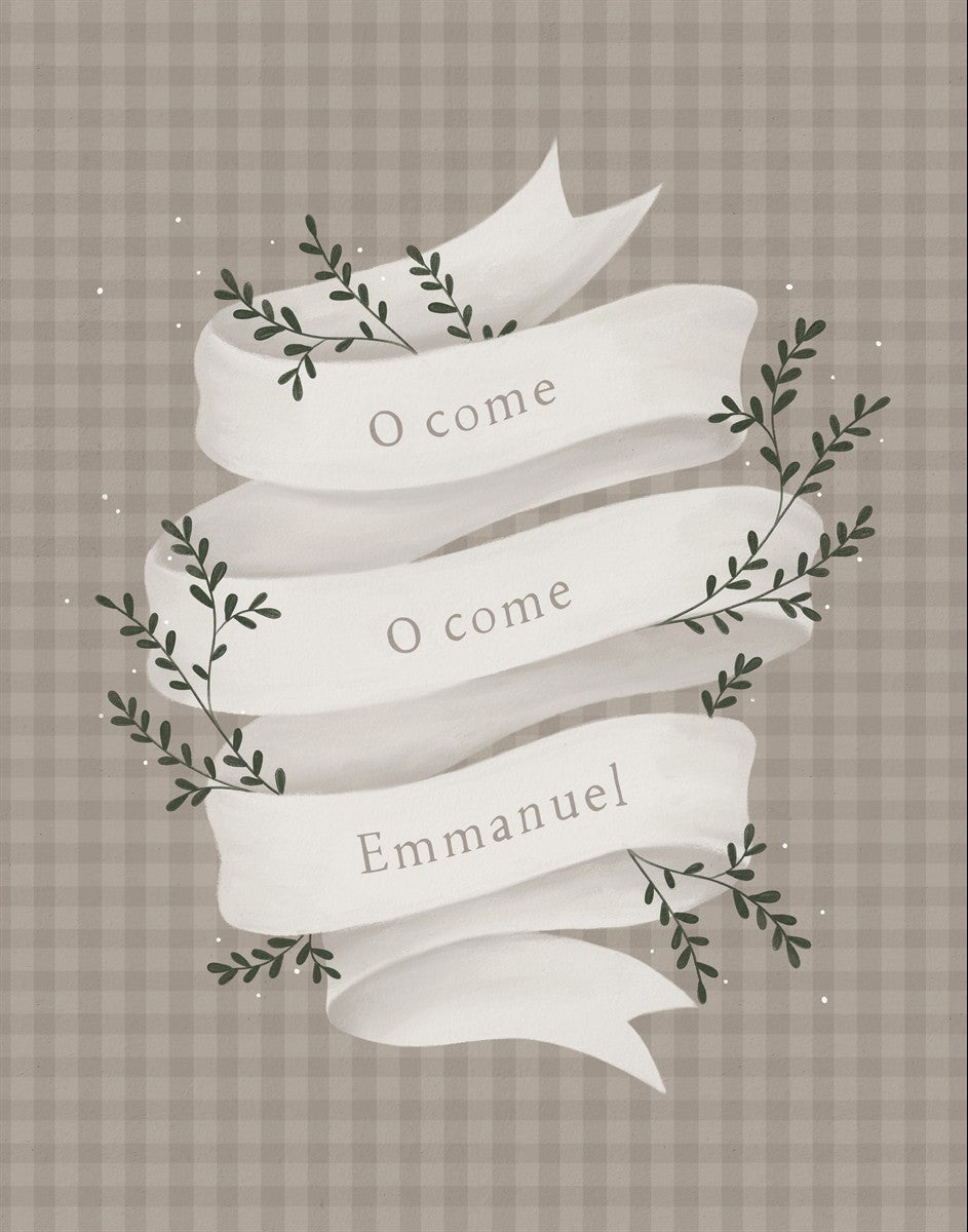 O Come Emmanuel Tan Gallery Wrap – Havenlight