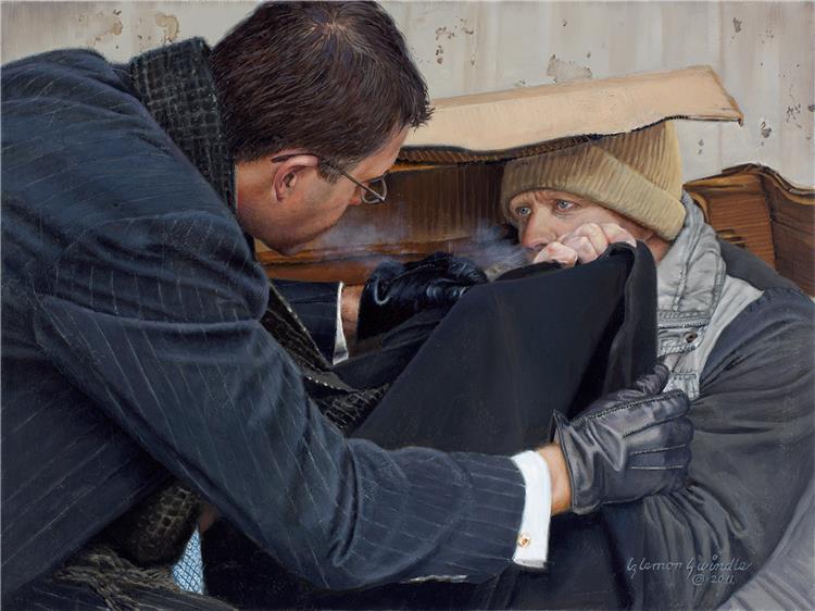 the good samaritan (modern) by liz lemon swindle modern version man in ...