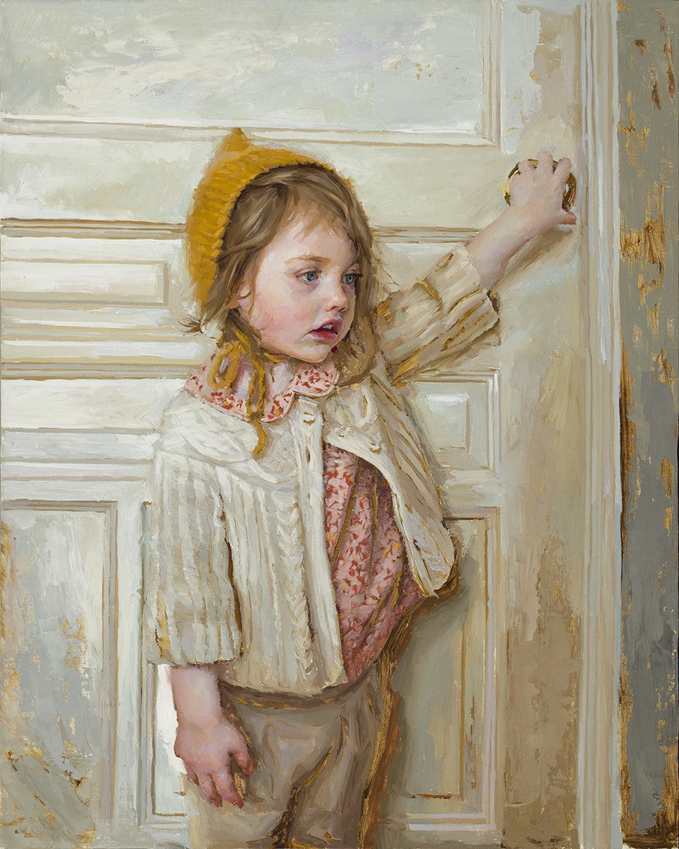 Girl in a White Doorway Gallery Wrap – Havenlight