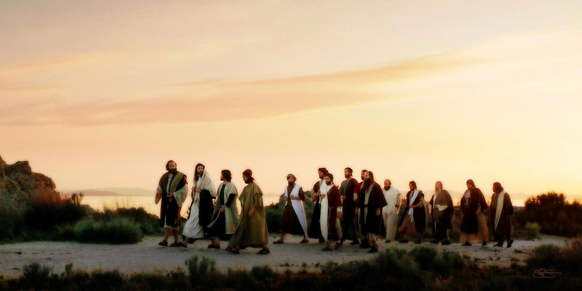 And His Disciples Follow Him by Scott Sumner jesus christ and his ...