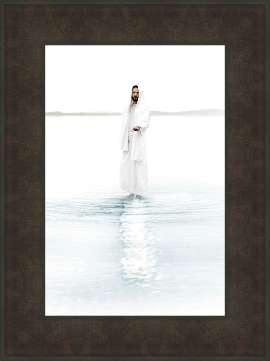 Come and see Blue Vertical by Scott Sumner Jesus Christ walking on ...