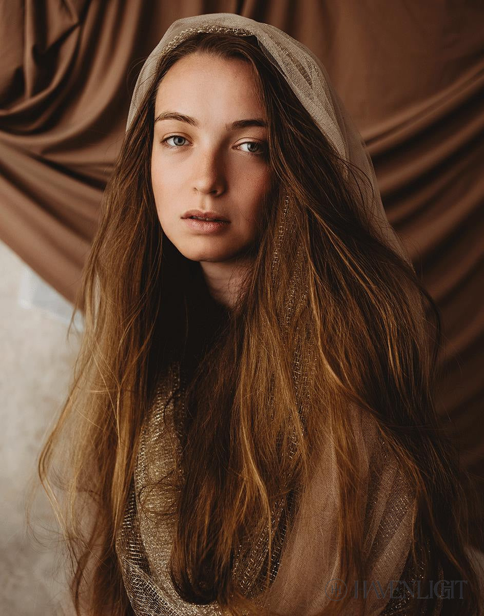 Ruth - Tired and Weary by Melinda Fox Portrait of Ruth wearing a tan ...