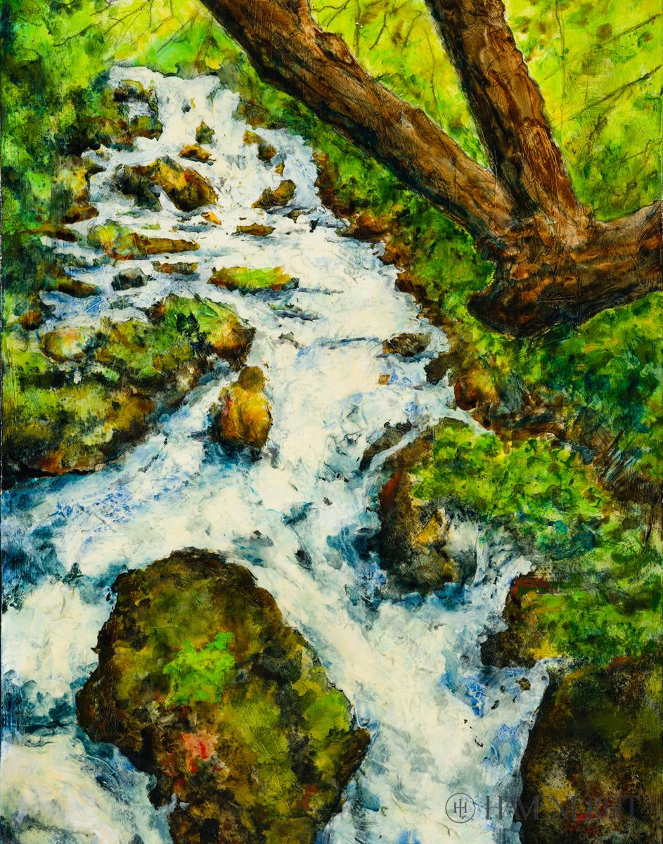 summer cascade by liz lindsay landscape provo river – Havenlight