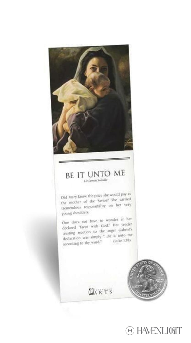 Be It Unto Me Bookmark Pack of 25 – Havenlight