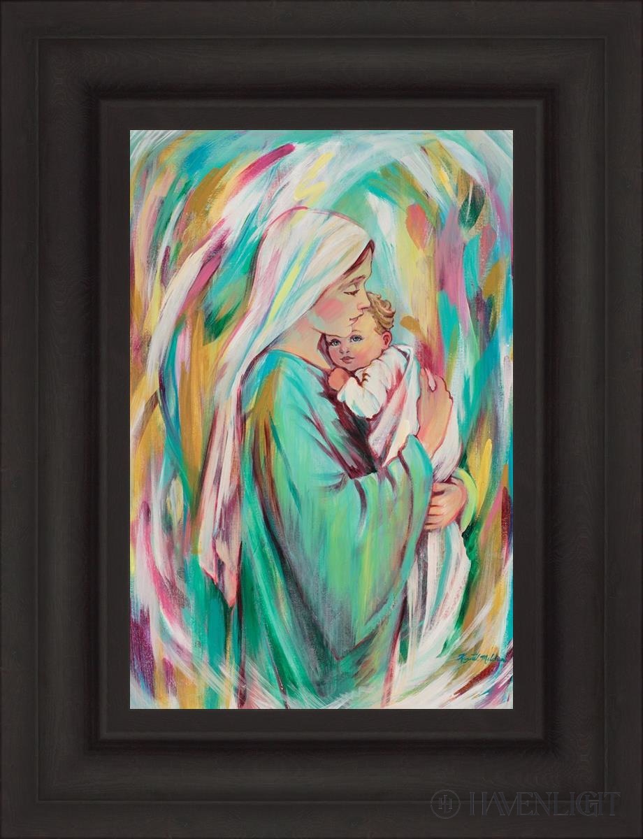 marys lullaby by krystal meldrum mary and baby jesus green robe mary ...