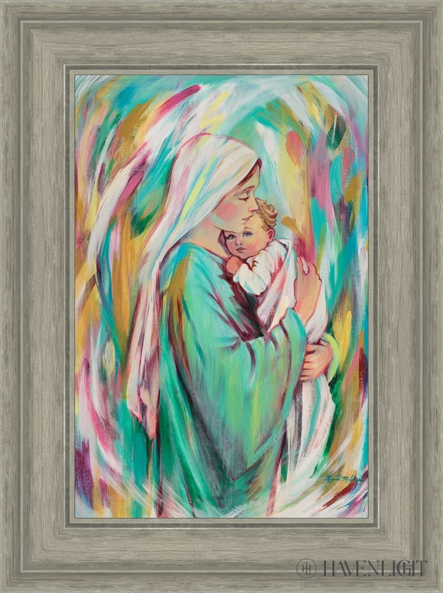 marys lullaby by krystal meldrum mary and baby jesus green robe mary ...