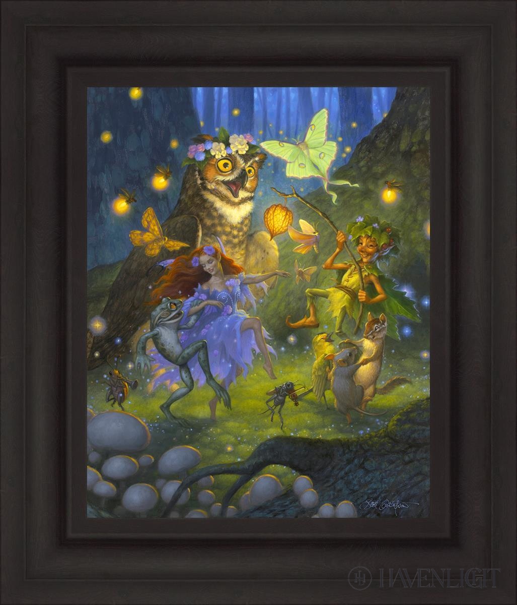 Scott Gustafsons Midsummers Eve features woodland creatures, fireflies ...