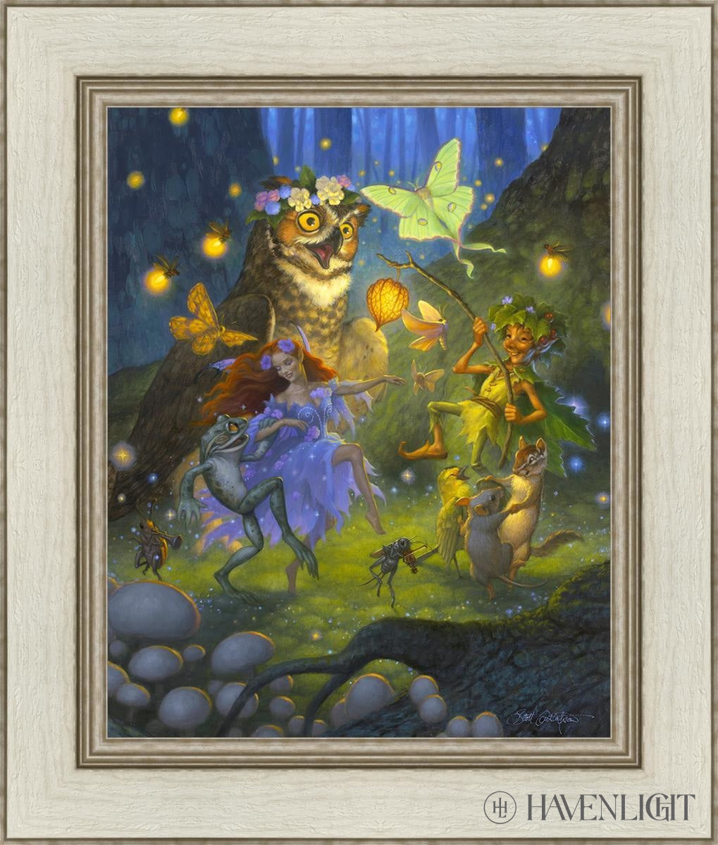 Scott Gustafsons Midsummers Eve features woodland creatures, fireflies ...